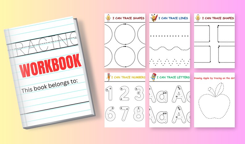 Busy Book - Activity Worksheets Digital Download, Bundle Activity ...
