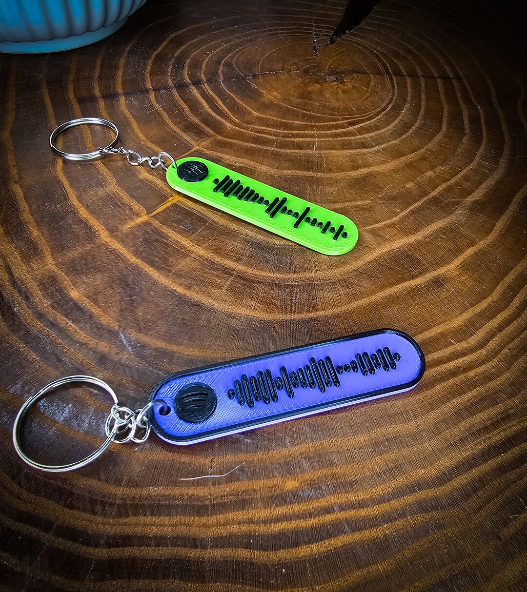 Personalized Spotify Keychain | Custom 3D Printed Music Accessory| 3D ...