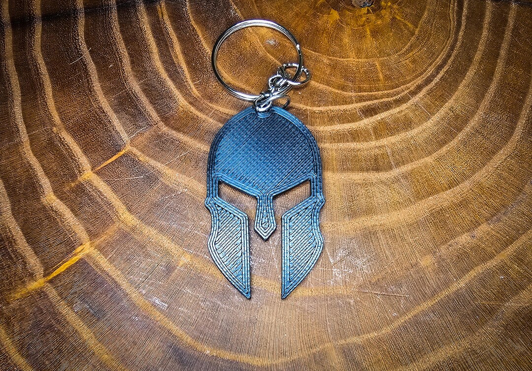 3D Printed Spartan Helmet Keychain – Ancient Warrior Style - Etsy