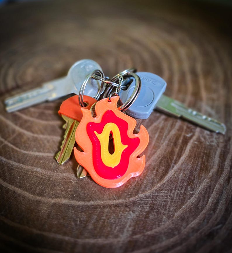 Rengoku Sword Guard Keychain – 3D Printed Anime Accessory - Etsy