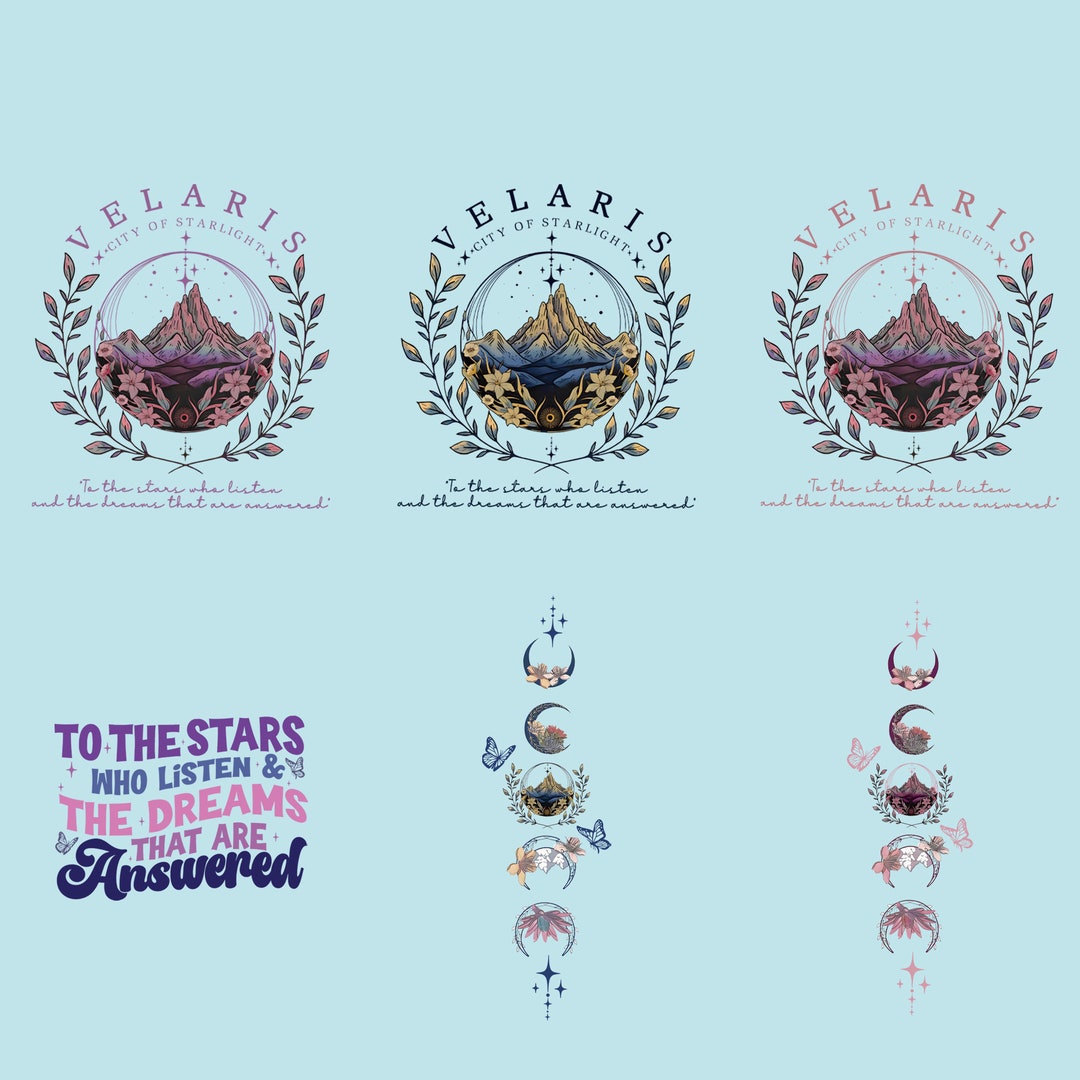 Velaris City of Starlight ACOTAR Svg Bundle, to the Stars City of ...