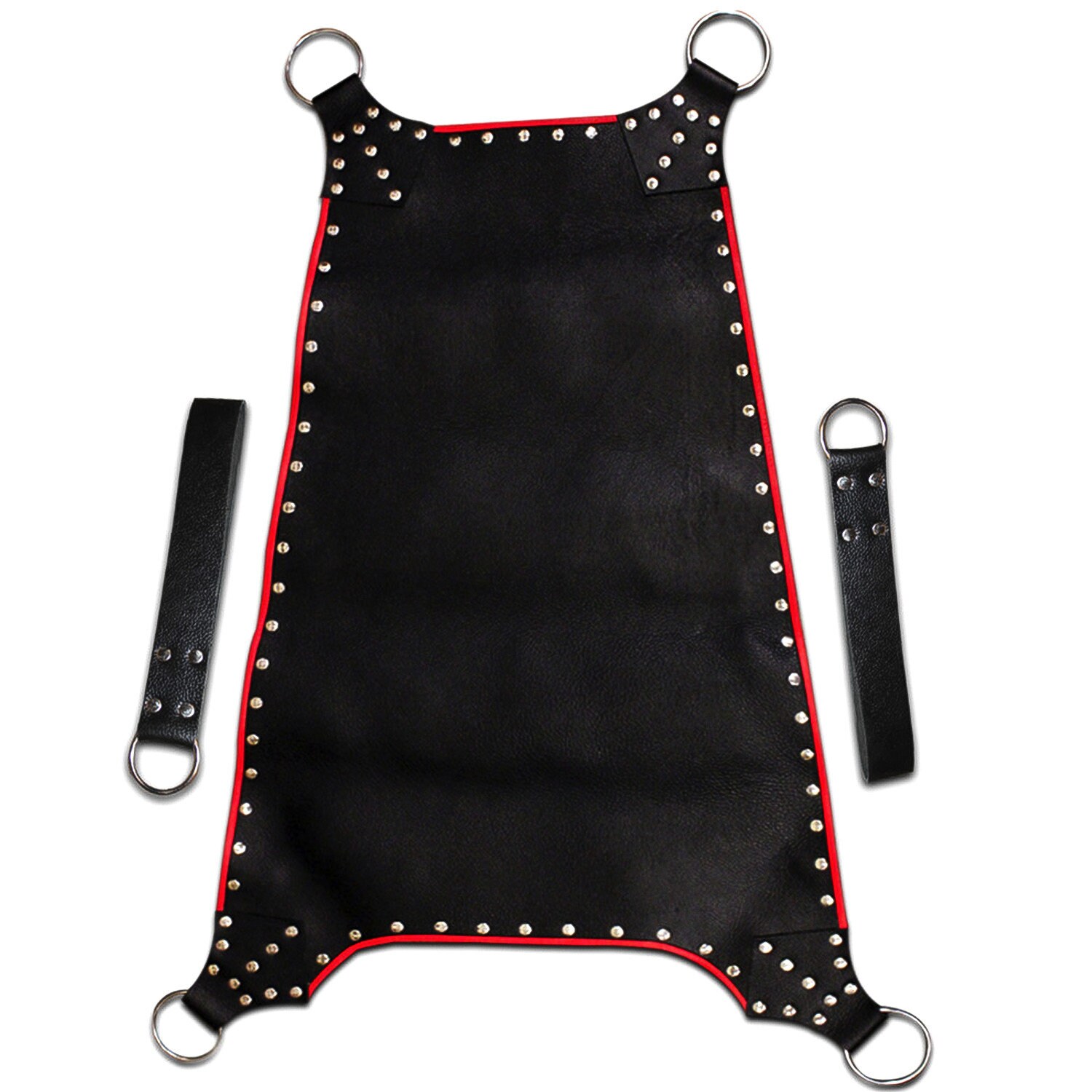 Genuine Original Black Leather Sling And Swing Bondage Leather Adult
