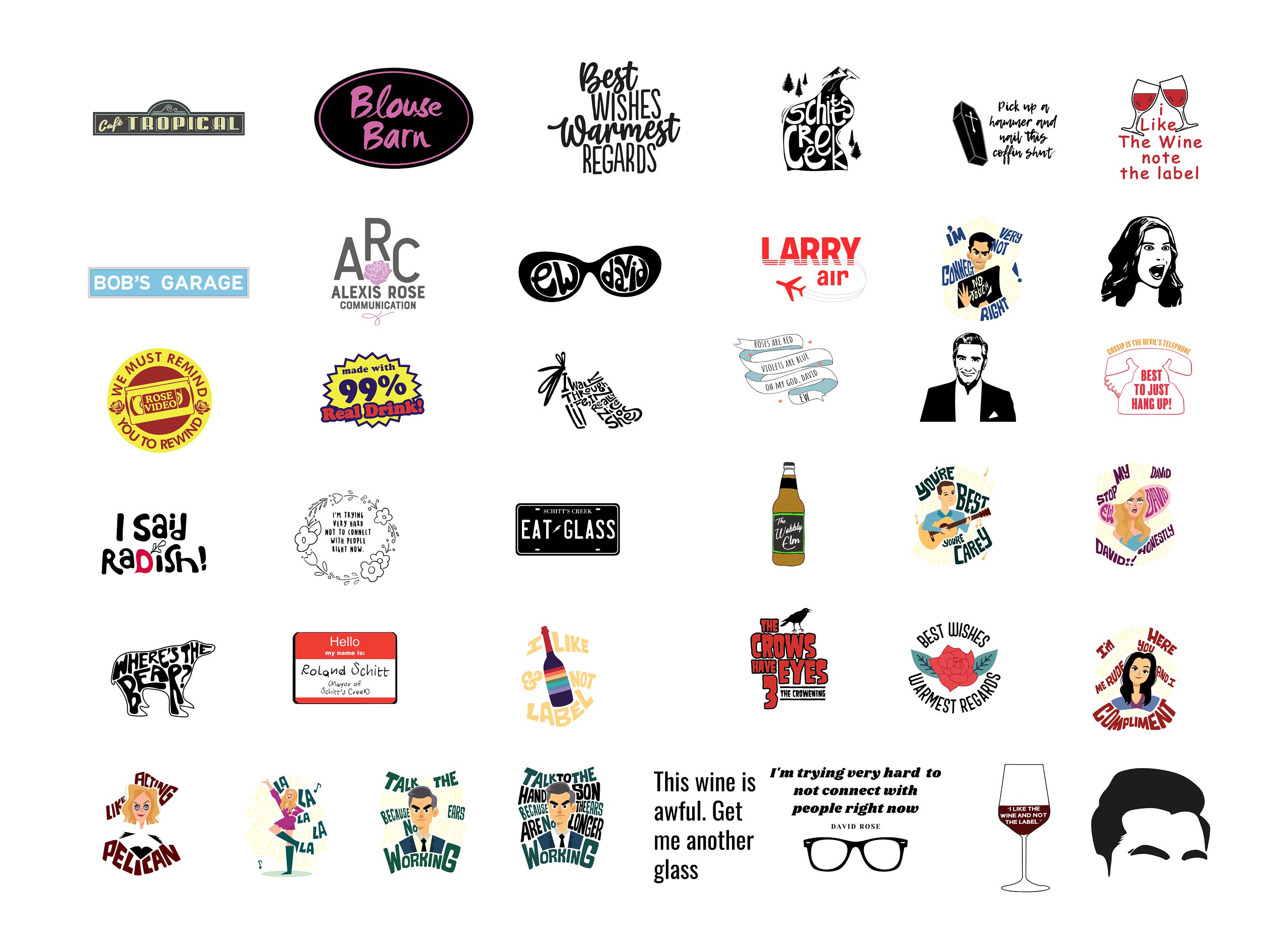 Ew David Svg Bundle, Schitts Creek Svg for Cricut, Schitts Creek Png ...