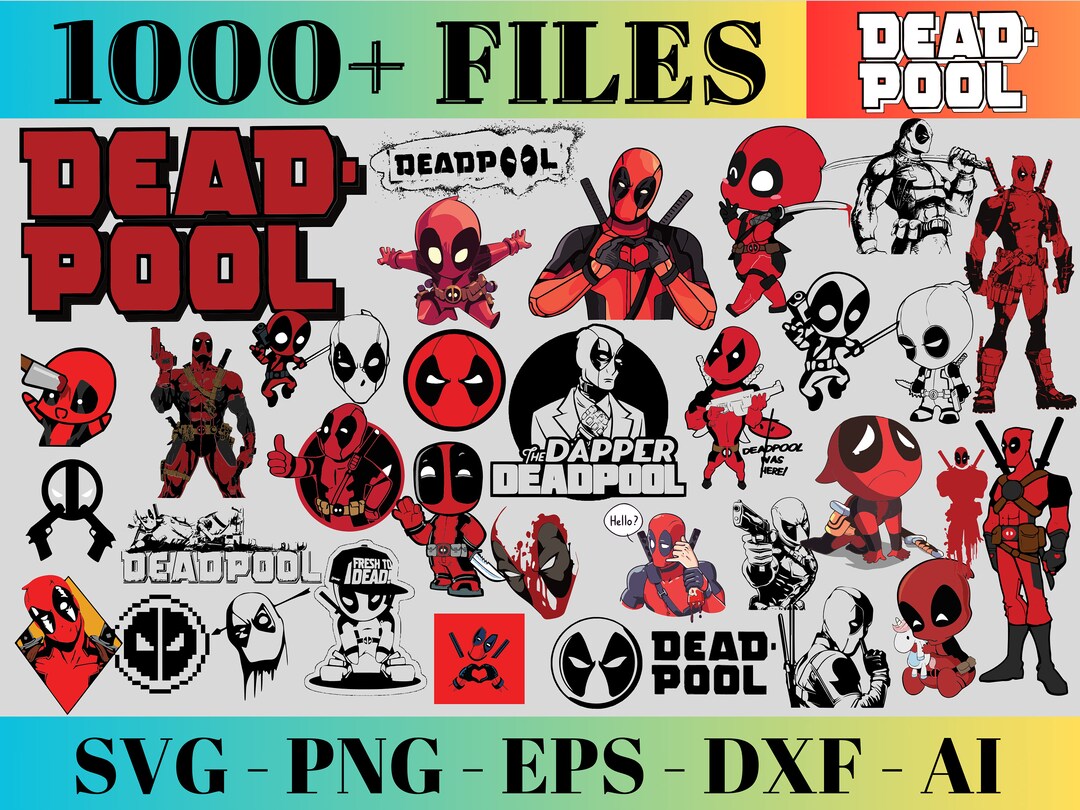 Deadpool Svg Bundle, Deadpool Png, Superhero Svg, Baby Dead Svg ...