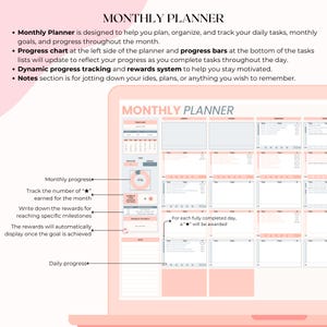 Google Sheet Monthly Planner, Google Sheet Templates, Google Planner ...