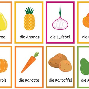 German Vocabulary Flashcards DIGITAL COPY - Etsy