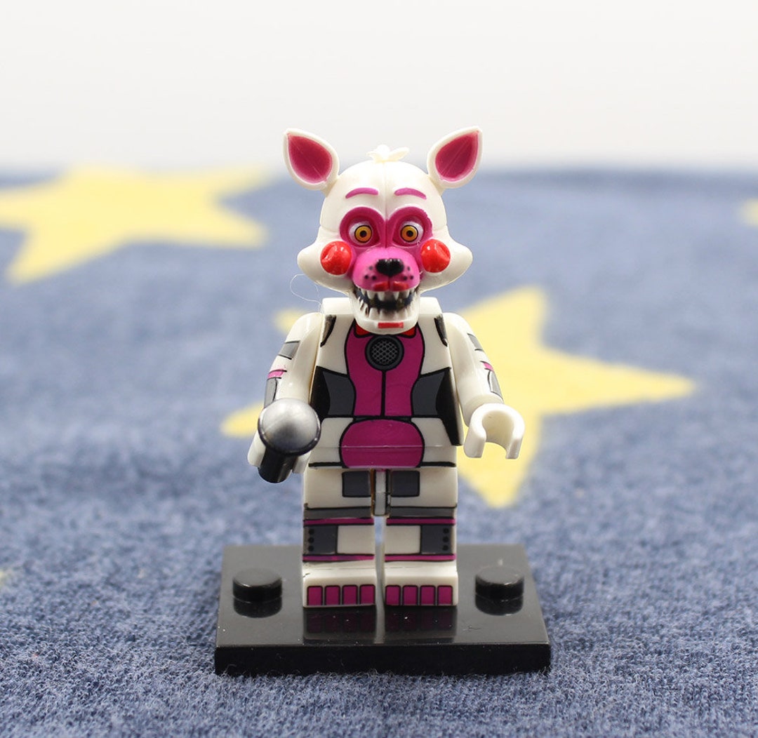Custom Handmade Funtime Foxy MOC FNAF Mini-fig Building Toy - Etsy