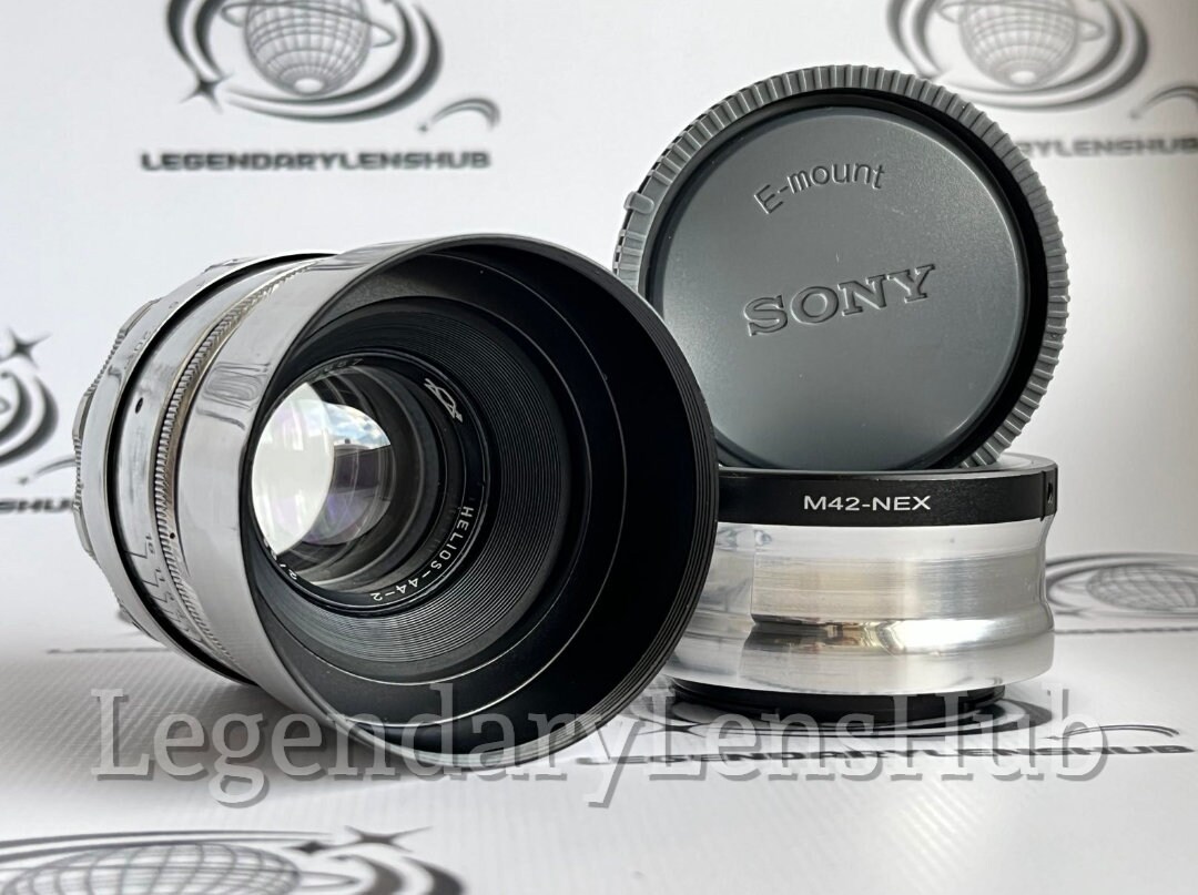 HELIOS-44-2 F2/58mm KMZ Lens With Adapter Sony E NEX for E-mount - Etsy