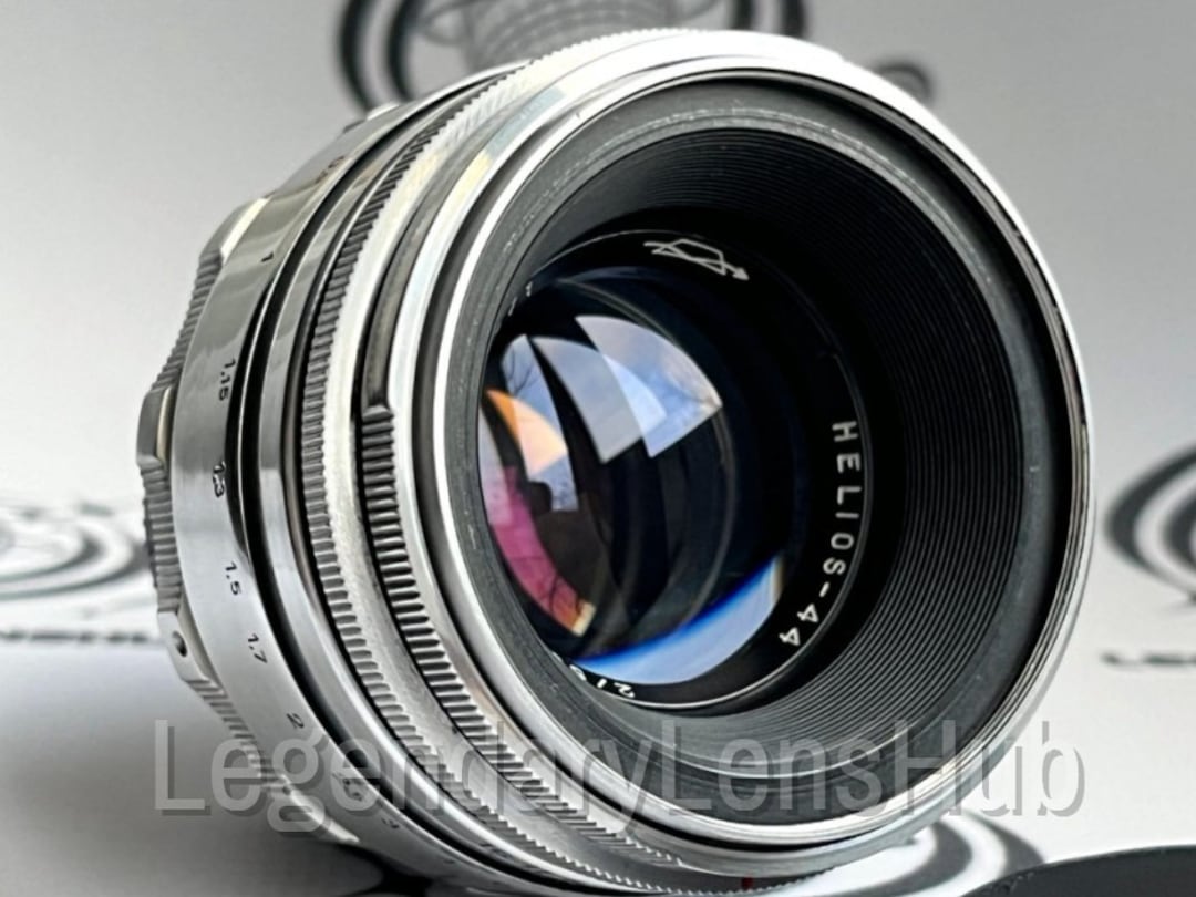 KMZ Helios-44 2/58 Vintage Lens, 8 Blades, M39-M42 Mount, Super Bokeh ...