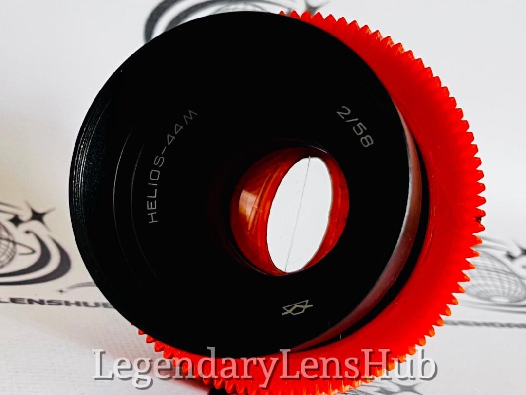 Helios-44m 58mm F2 Anamorphic Modified Lens Amber Tint With Oval Bokeh ...