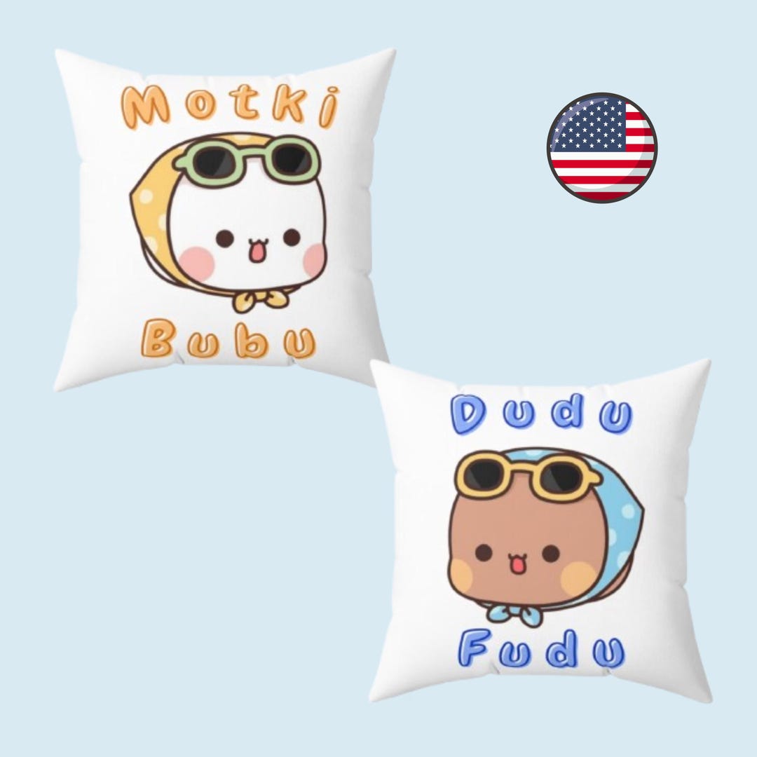 Bubu Dudu Pillow USA Cushion Motki Bubu Dudu Fudu Cute Spun Polyester ...