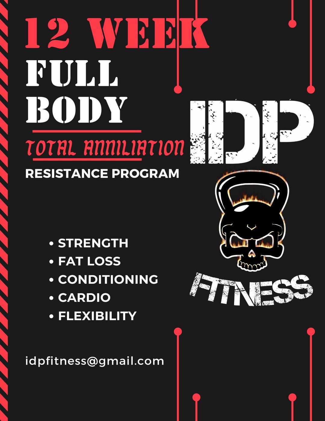 12 Week Full Body Strength Training 90 Day Custom Digital Workout Plan ...