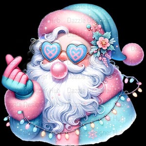 Christmas Santa Clipart Bundle, 10 PNG Designs, Cute Holiday Clipart ...