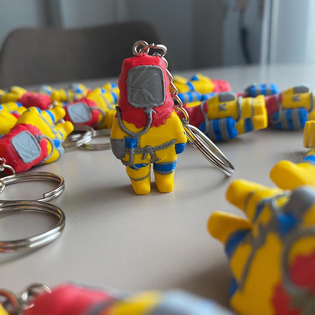 Rust Baby Hazmat Suit Cute Little Keychain 4cm 1.5'' - Etsy