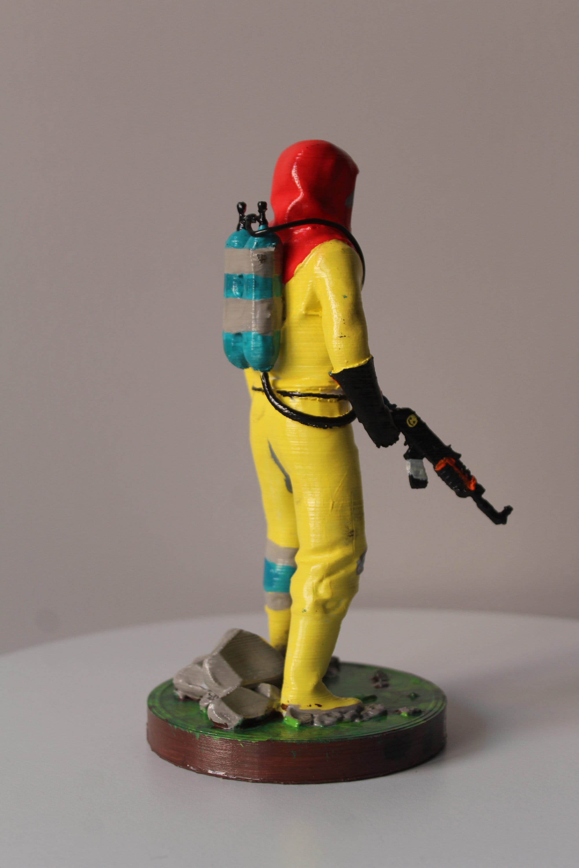 Personalized Rust Hazmat Suit Figure - Rust Game Gift - Gamer Room ...