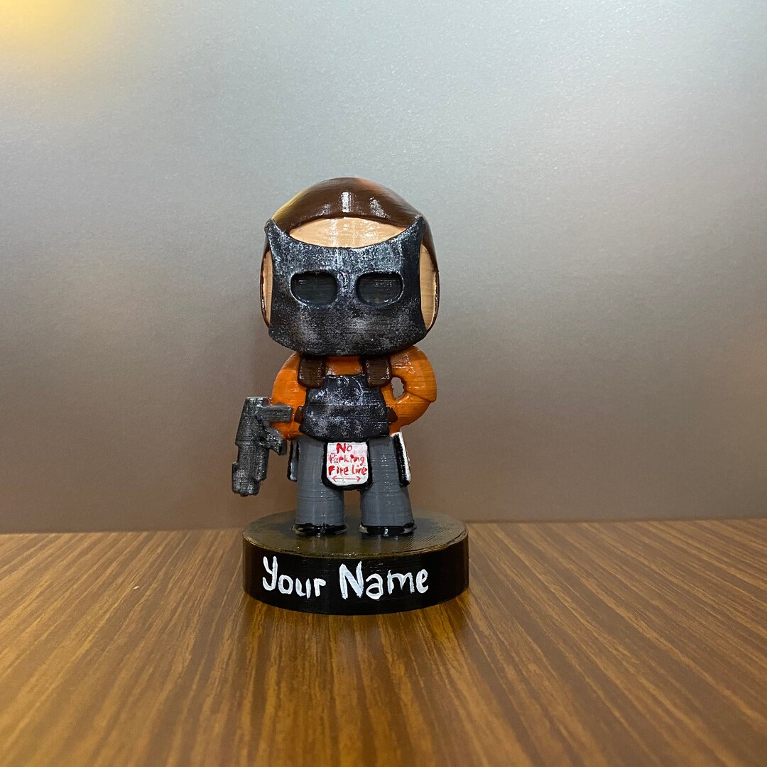 Rust Game Armored Boy Figure: Custom Name - Etsy