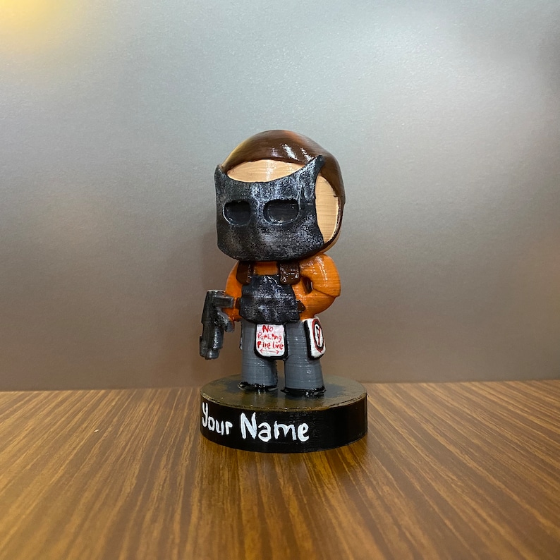 Rust Game Armored Boy Figure: Custom Name - Etsy