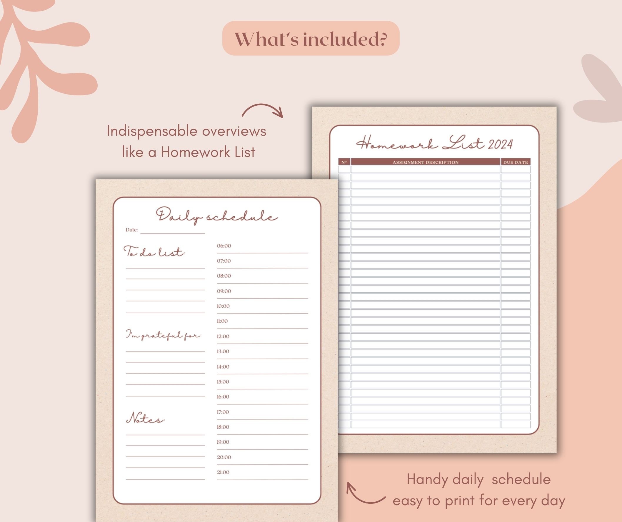 Teacher Planner PDF 2024 EDITABLE Canva Lesson Planner Class Schedule ...