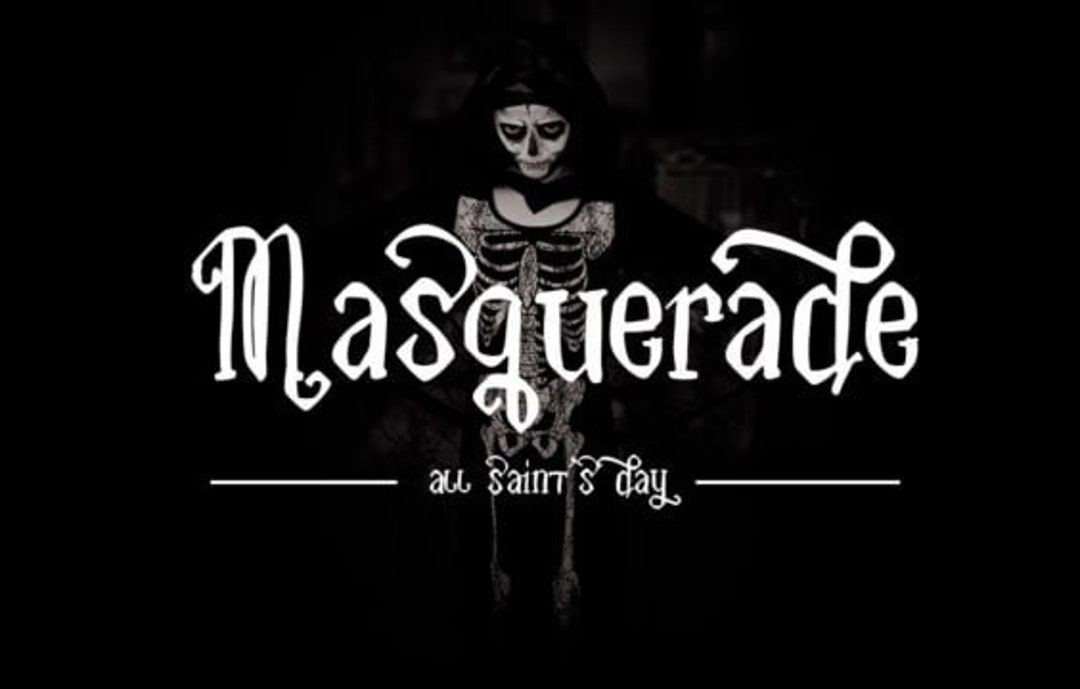 Masquerade Font, Script Beautiful Font, Vintage Cheap Font, Retro ...