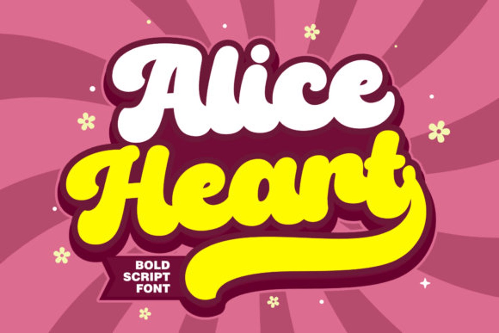 Alice Heart Font, Script Font, Modern Font, Handwritten Font, Signature ...