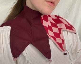 Baroque Jester, Buffoon Costume, Collar Medieval Cosplay, Neck Corset ...