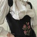 Reversible Corset With Hand-painted, Short Corset, Tapestry Corset ...