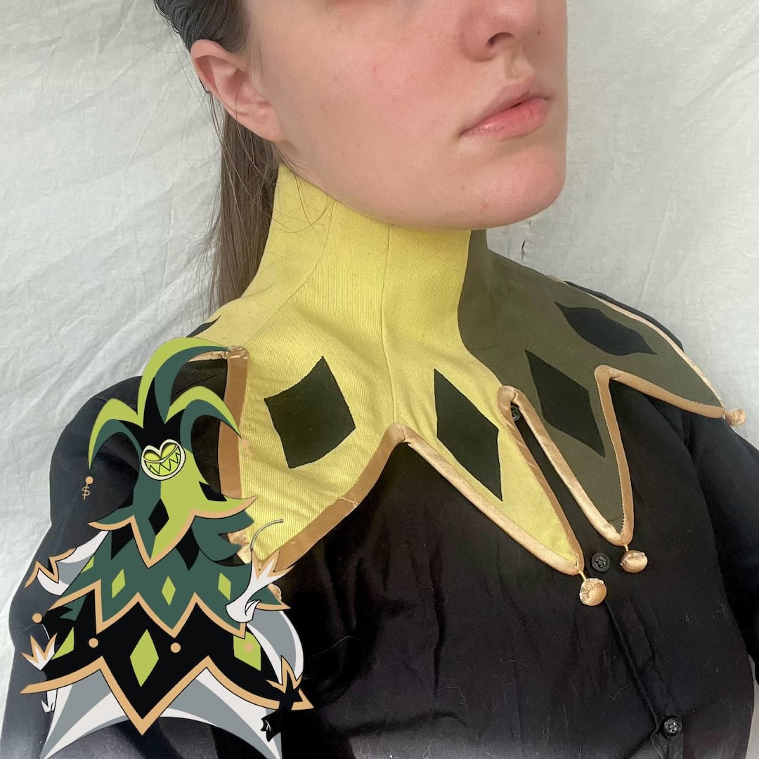 Mammon HELLUVA Boss Neck Corset, Demon Cosplay, Collar Medieval Cosplay ...