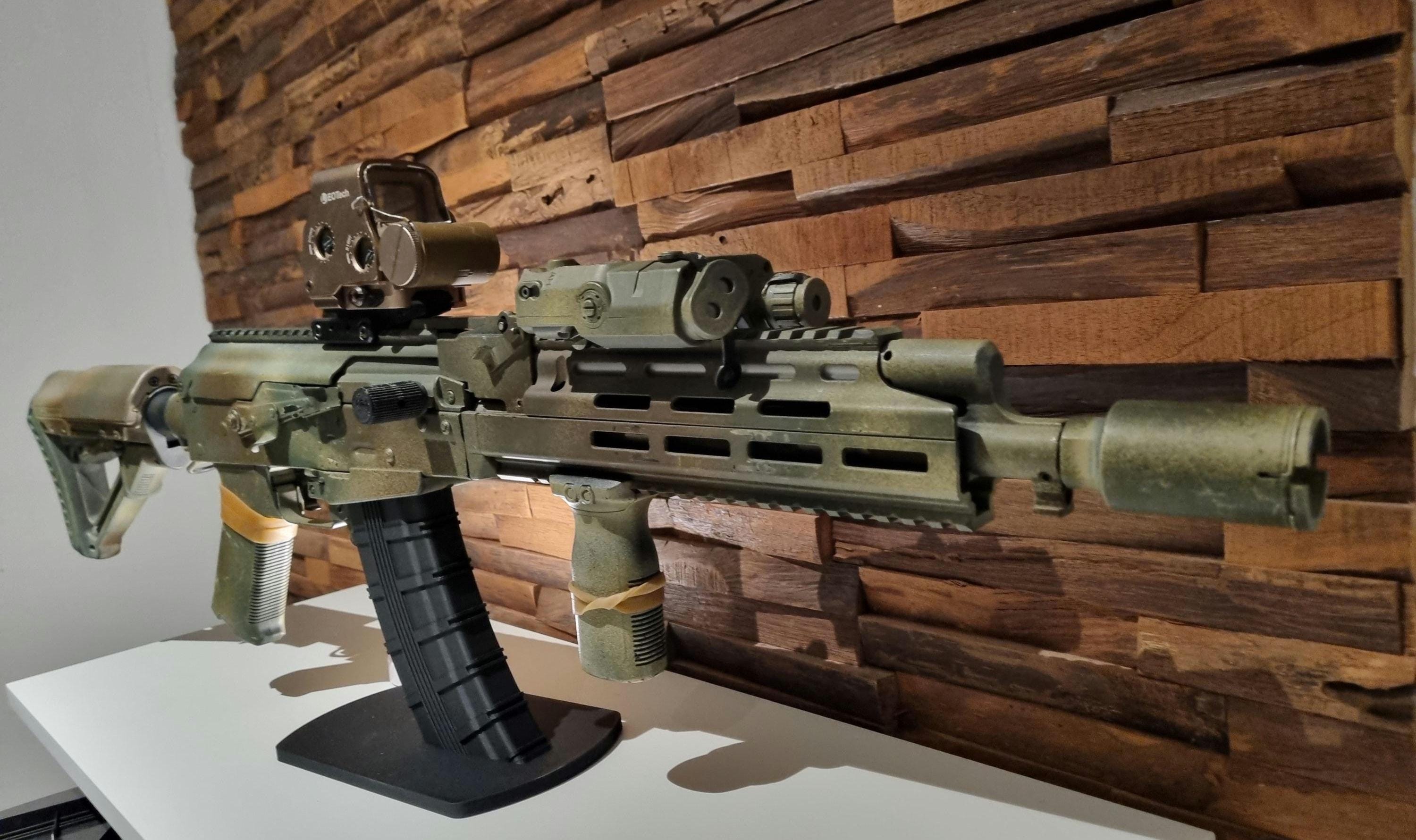 AK Kalashnikov AK47, AK74, Weapon Display Stand Rifle Stand Weapon ...