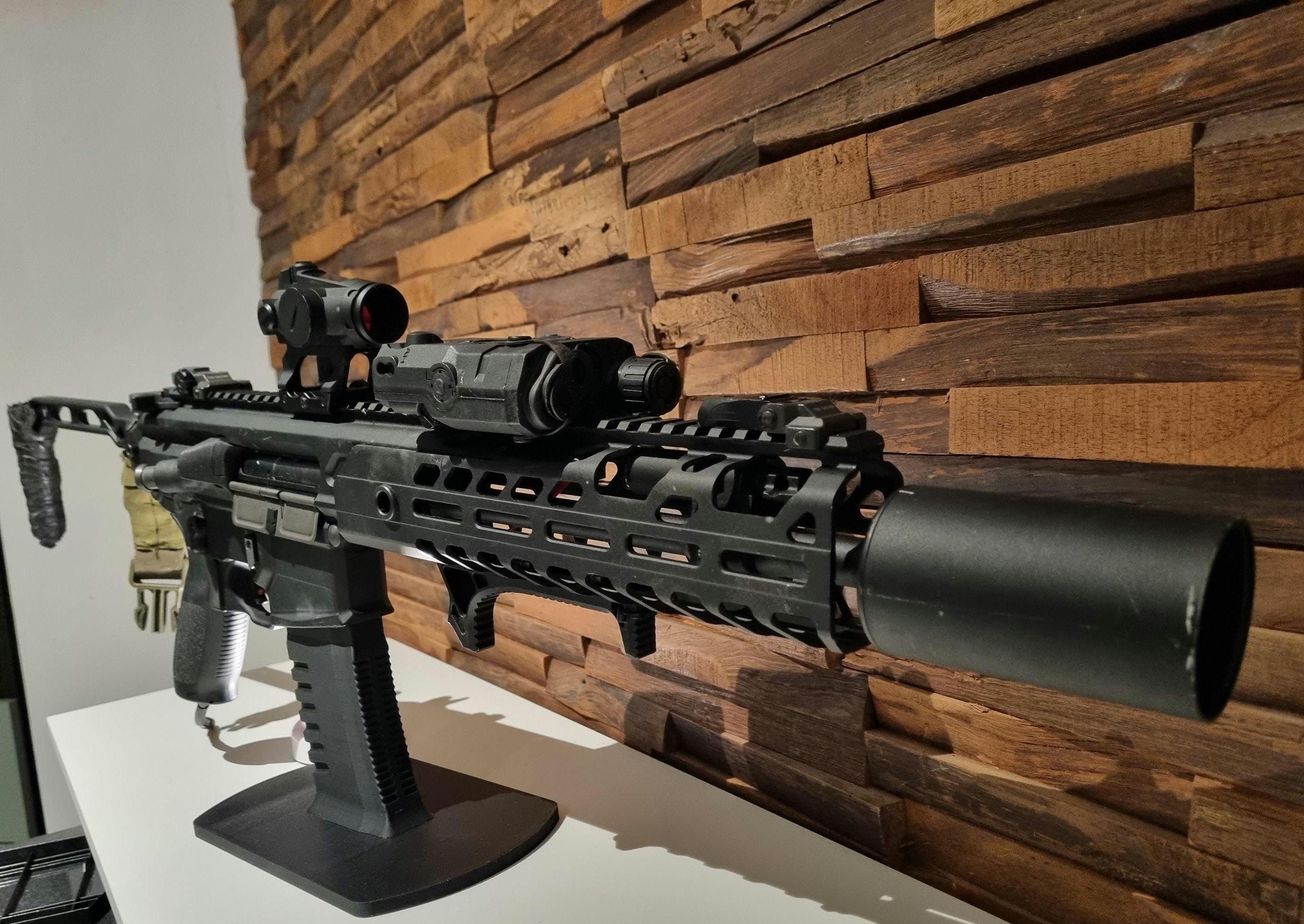 AR 15 M4 Sig Sauer MCX Weapon Display Stand Rifle Stand Weapon Stand ...