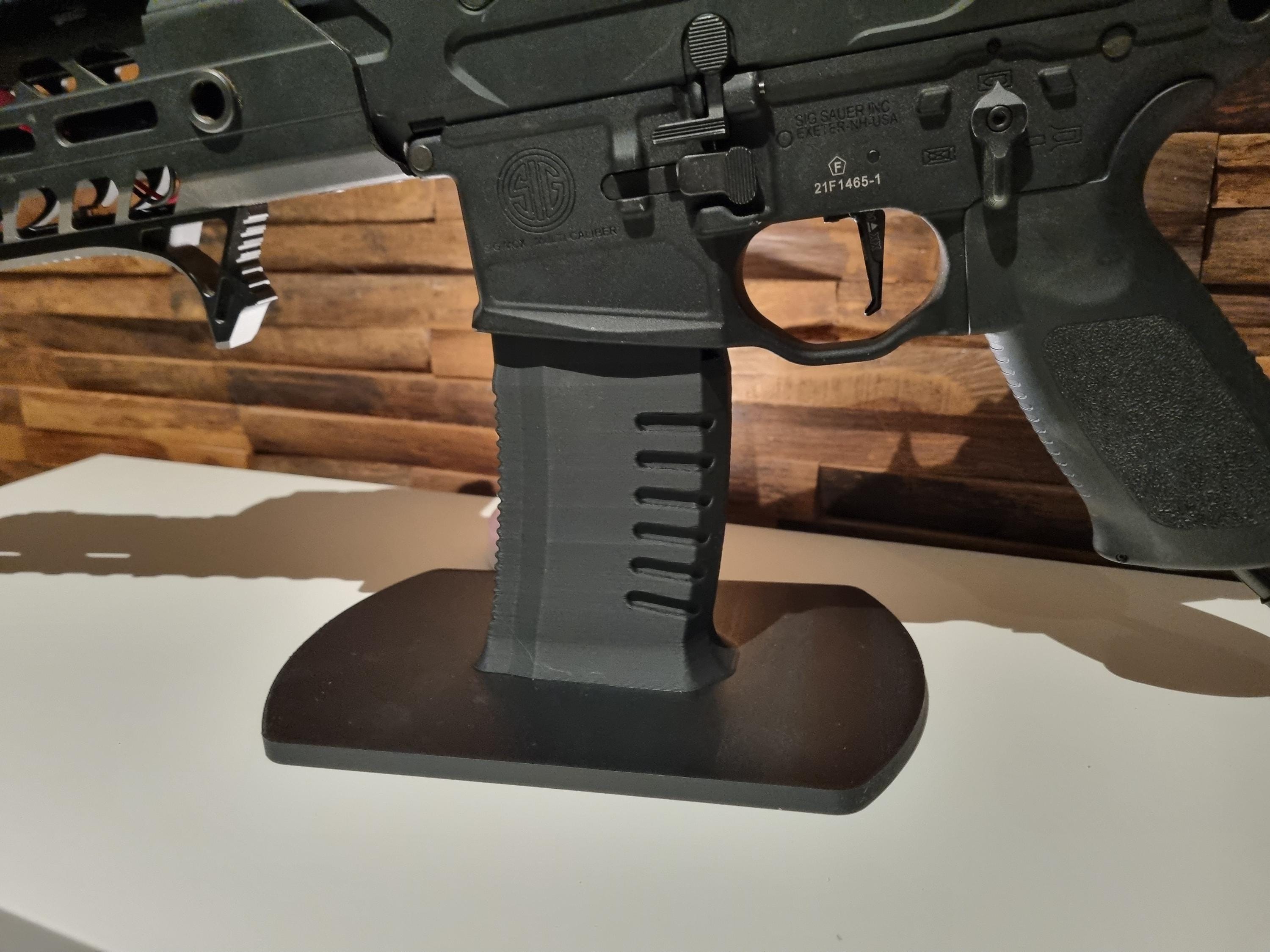 AR 15 M4 Sig Sauer MCX Weapon Display Stand Rifle Stand Weapon Stand ...
