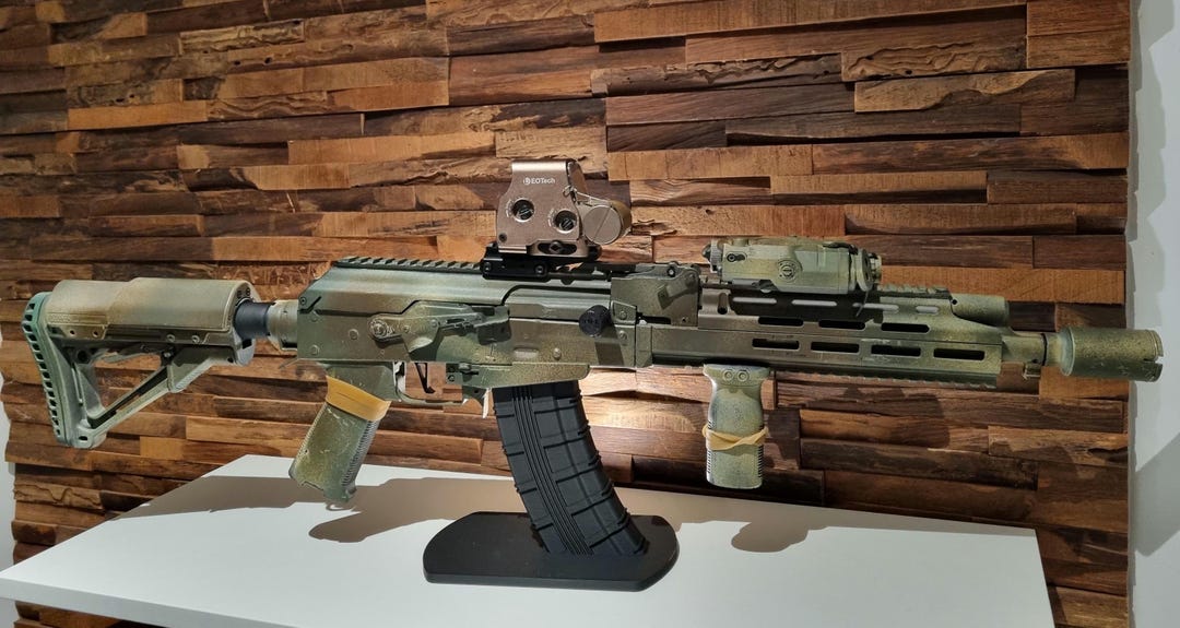 AK Kalashnikov AK47, AK74, Weapon Display Stand Rifle Stand Weapon ...