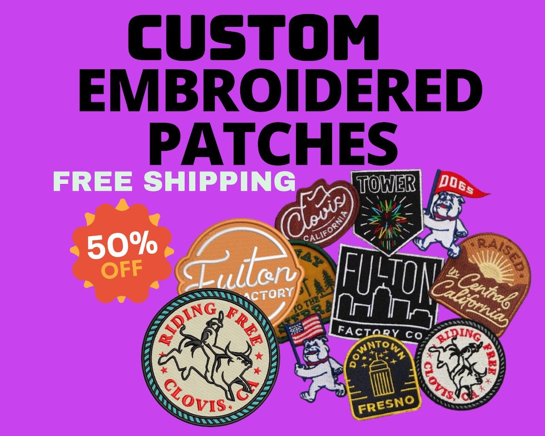 Custom Embroidery Patches, Custom Logo Patches, Custom Iron on Patches ...