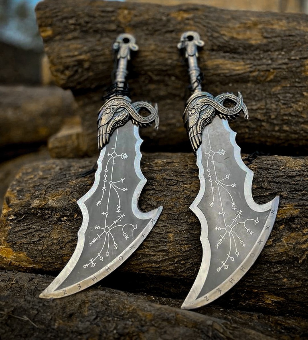 God of War Kratos Blades of Chaos Metal Cosplay Weapon Prop, Replica ...