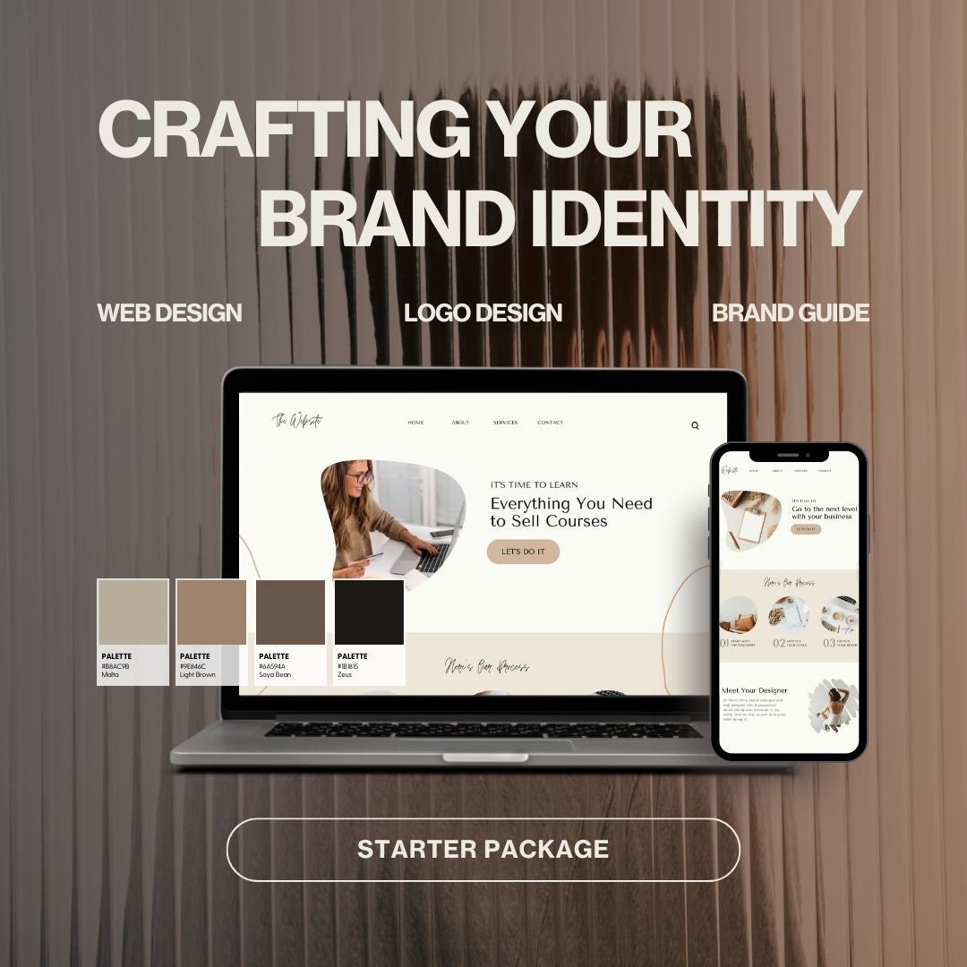 Responsive Web Design With Branding Services logo Brand Guide Starter ...