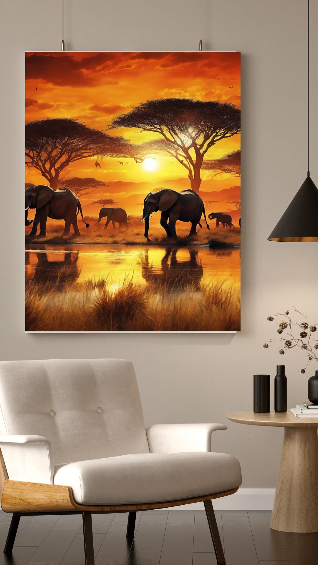 Africa Poster, Africat Poster, Elephant Poster, Africa Art, Africa ...