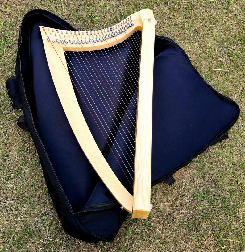 26 Strings Celtic Irish Harp, Irish Harp With Levers, Traditional ...