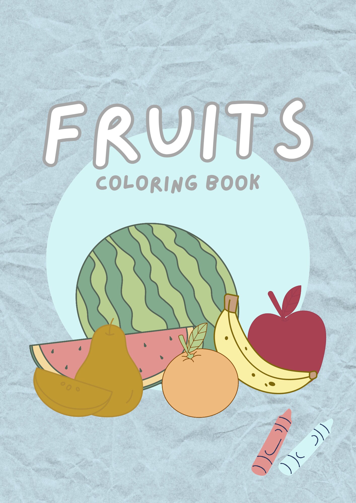 Fruits Colouring Book,22 Pages (LIMITED EDITION) - Etsy