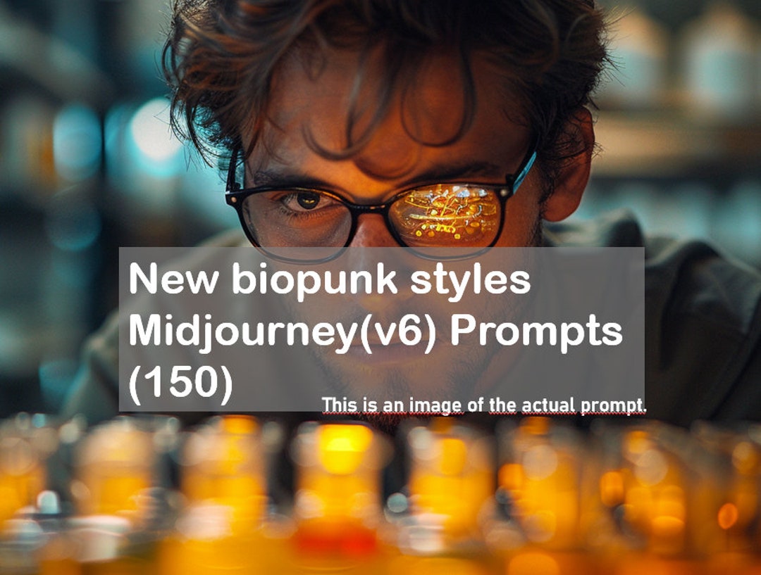 Biopunk Theme: New Styles Midjourneyv6 Prompts 150 - Etsy