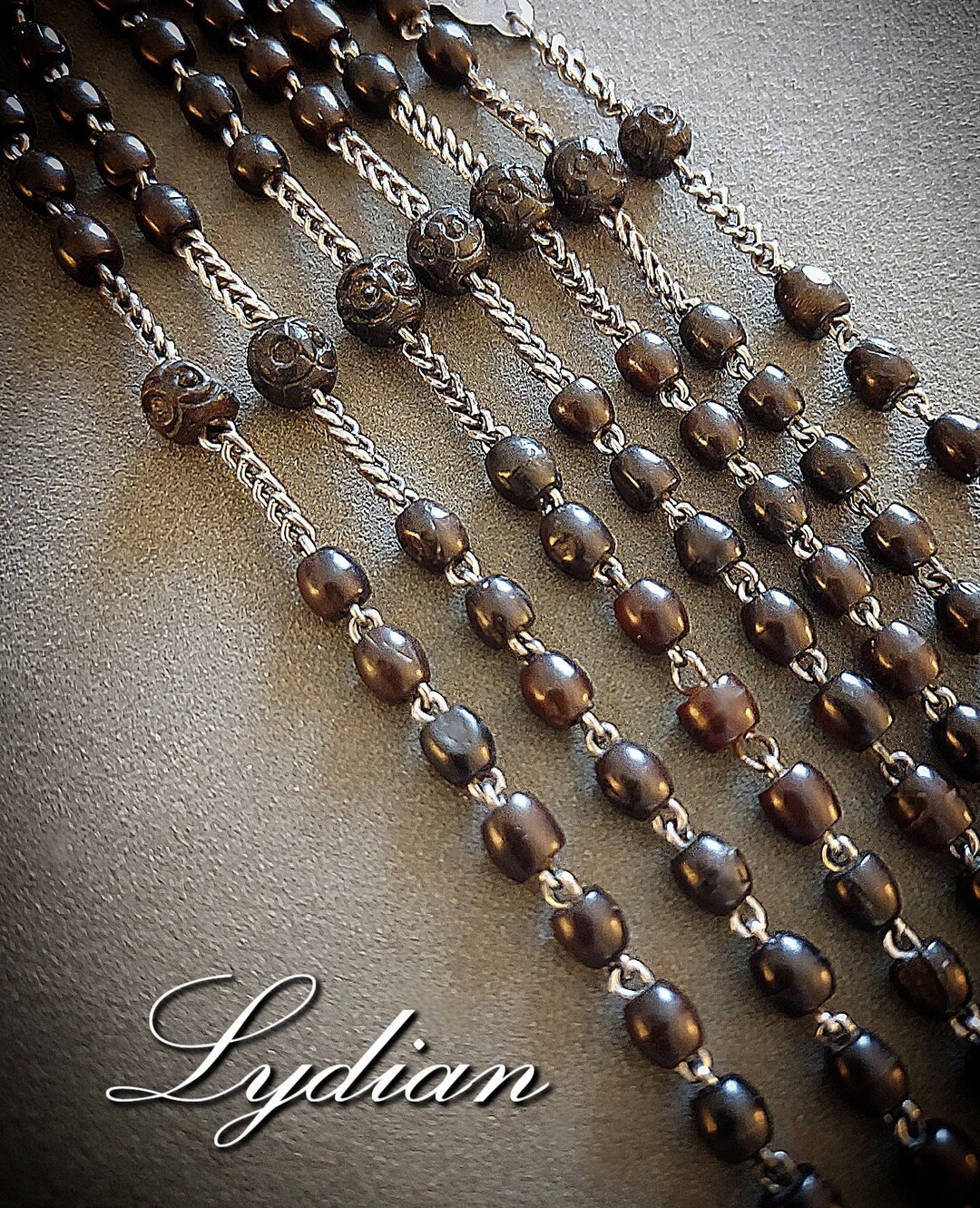 PRIMITIVE 1880's DOMINICAN HABIT Rosary, 15 Decades, Very Rare, France ...