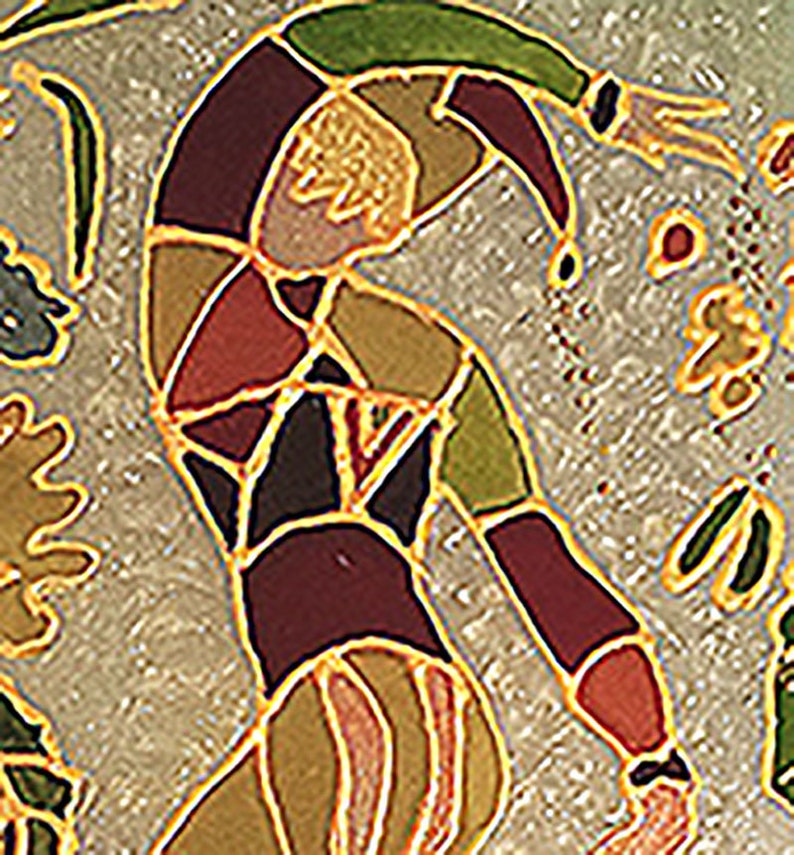 Buffon Dance Glass Wall Art Painting Dance Art Color Paint Original ...