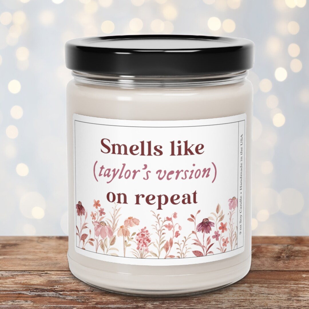 Taylor's Version, Taylor Swift Candle, Taylor Swift Gift, Swiftie Gift ...