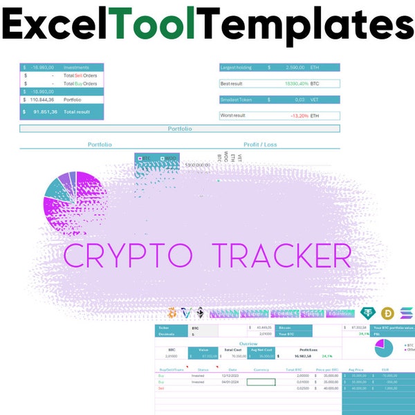 Excel Template Crypto - Etsy