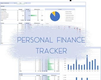 Personal Finance Tracker Excel Template Household Budget Template ...