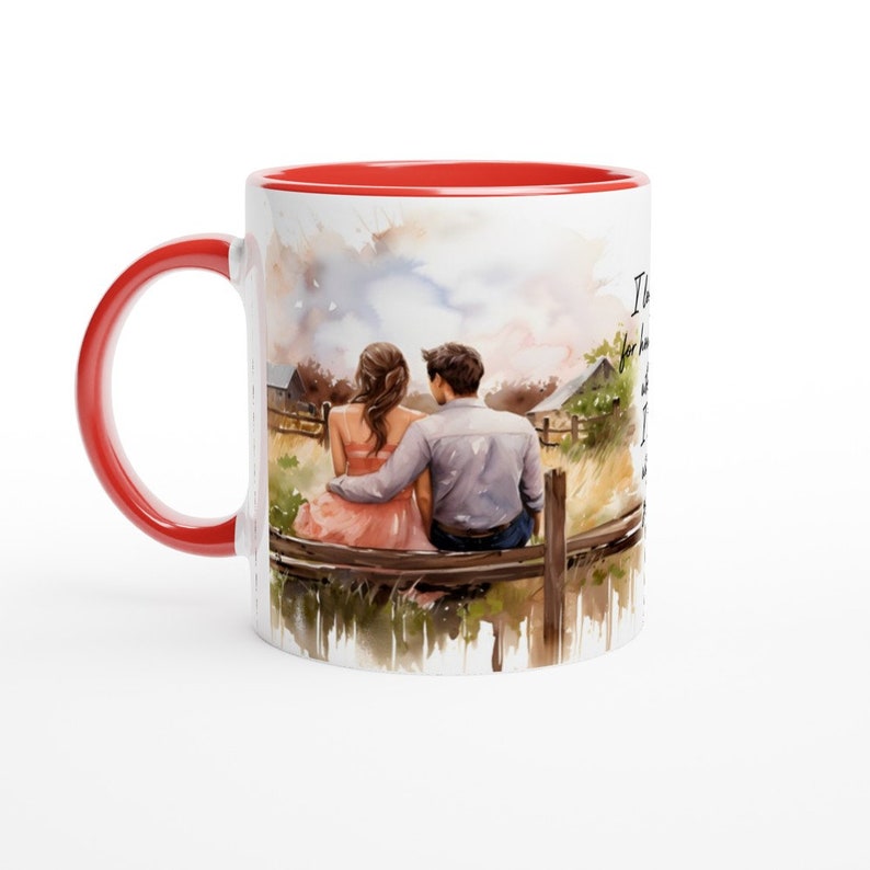 Couple Love Quote Mug, Love Story Mug, Couple's Mug, 11oz Ceramic Mug ...