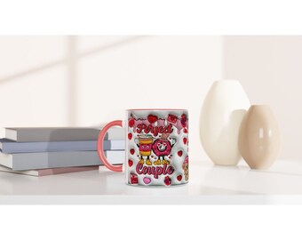 Perfect Couple, Couples Gift Mug, Engagement Mug, White 11oz Ceramic ...
