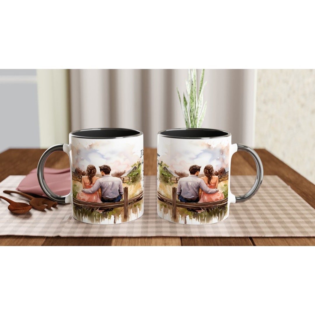 Couple Love Quote Mug, Love Story Mug, Couple's Mug, 11oz Ceramic Mug ...