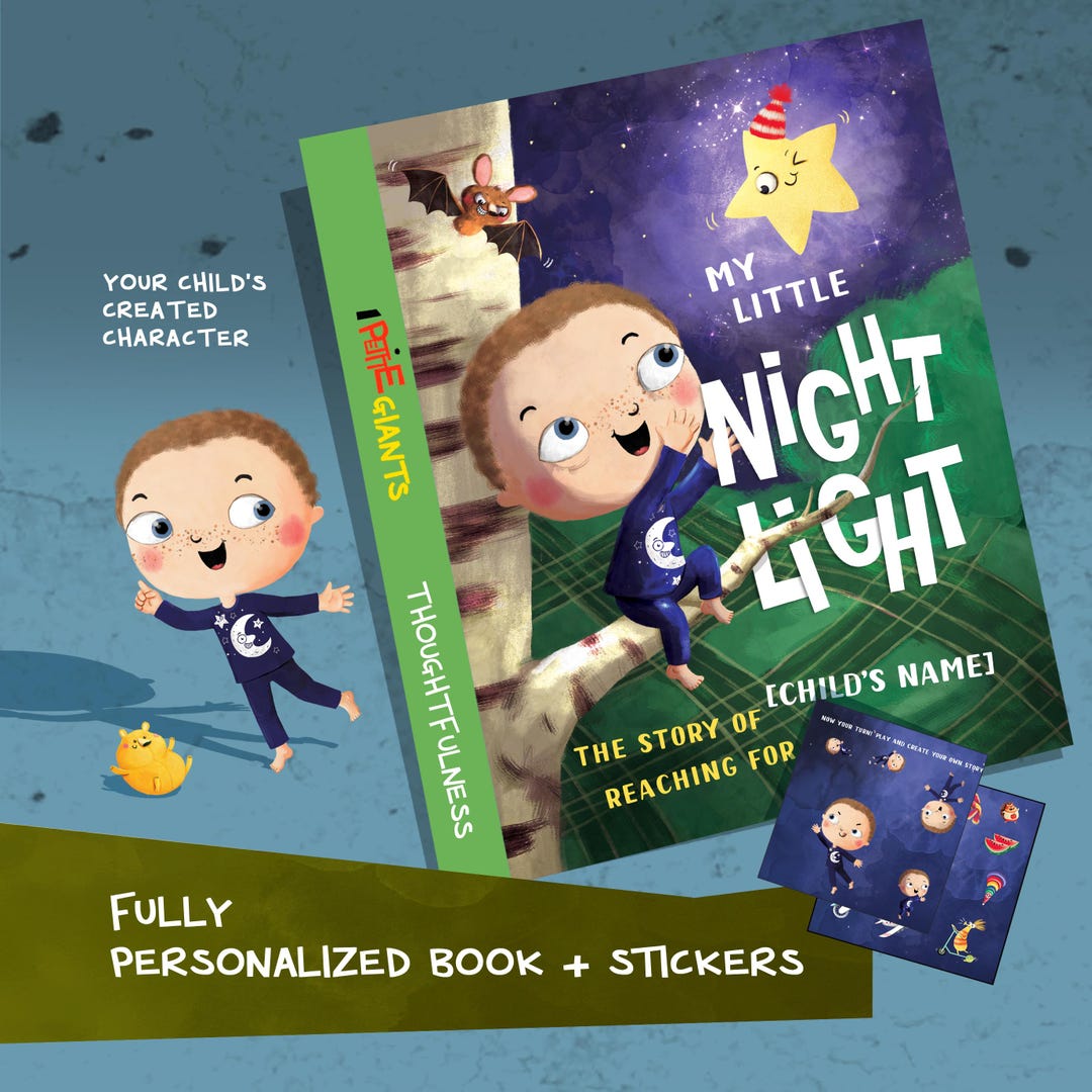 Personalized Empowering Bedtime Story With Stickers Custom Name ...