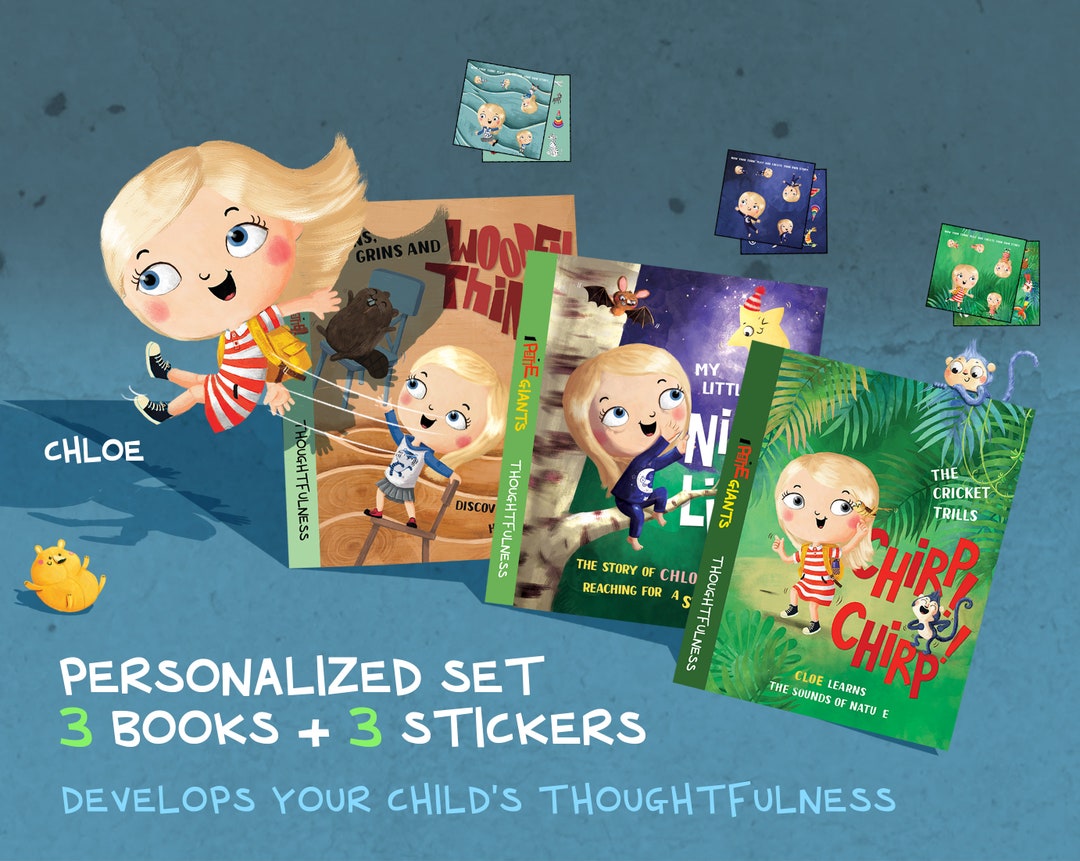 Personalized Empowering Books With Stickers Custom Name Birthday Gift ...