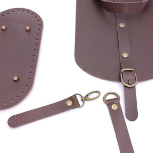 Base for Creating a Crochet Backpack. Leather Cover for a Backpack ...