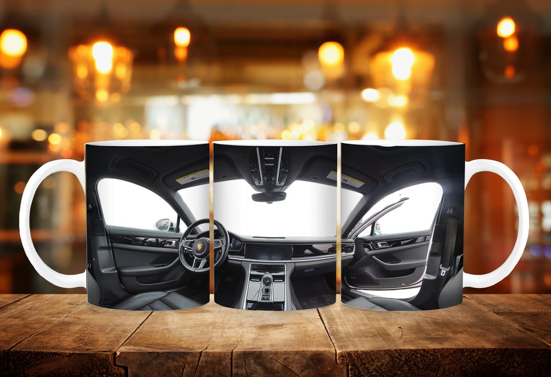 Car Interior Mug Design, Porsche Panamera Interior Mug Design, 11oz ...
